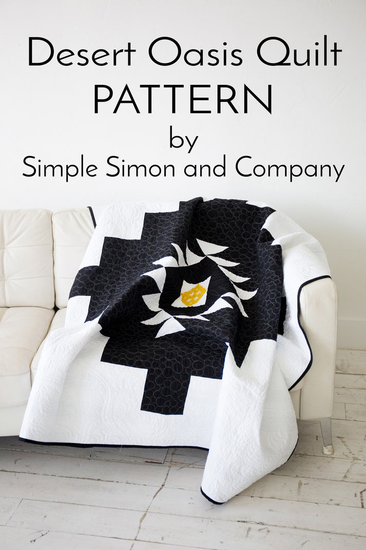 PATTERN (PDF): Desert Oasis Quilt PDF Pattern (Immediate Download ...